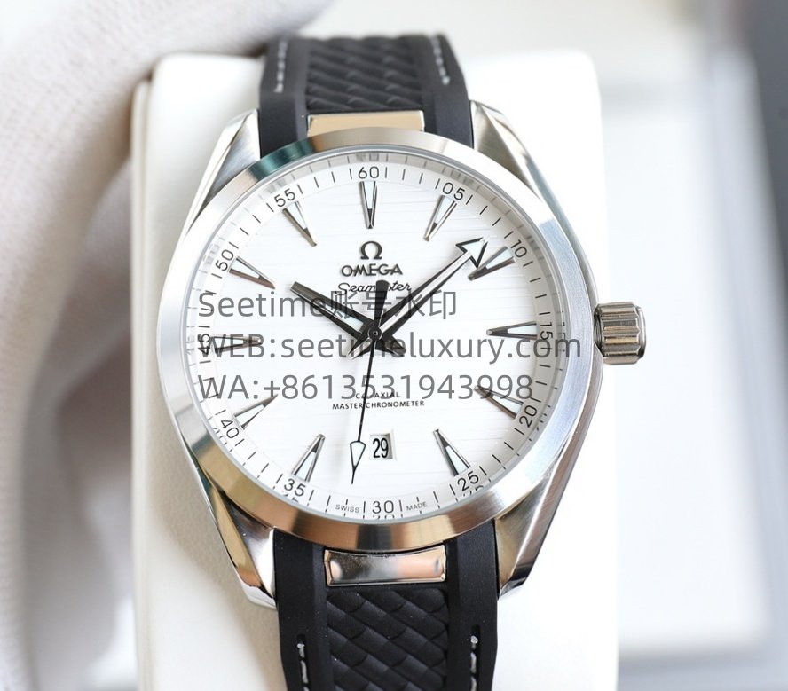 Omega Seamaster 150m White Dial Black Hand – Seetime Luxury